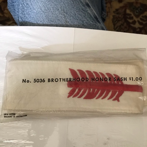 Boy Scouts | Other | Boy Scouts Brotherhood Honor Sash In Trunk For 25 ...